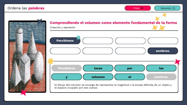 Ordena las palabras | Genially