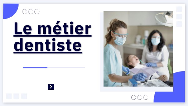 Le métier dentiste | Genially