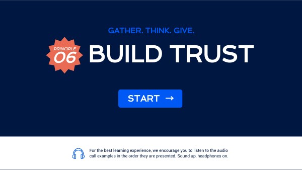 H/L Build Trust: Gather Think Give