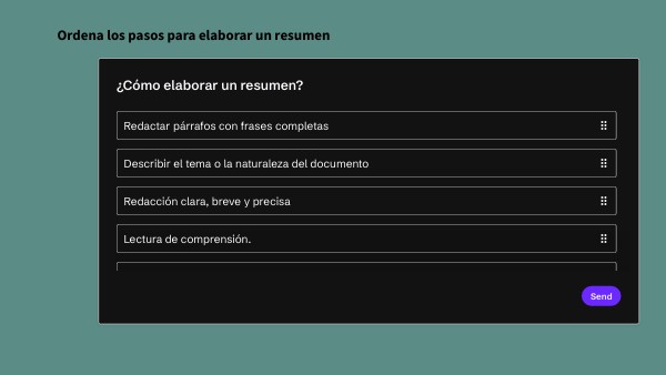 Ordena las palabras edu | Genially