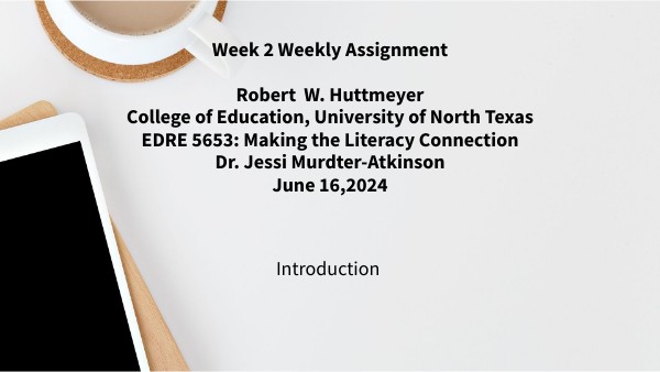 Week 2 Weekly Assignment