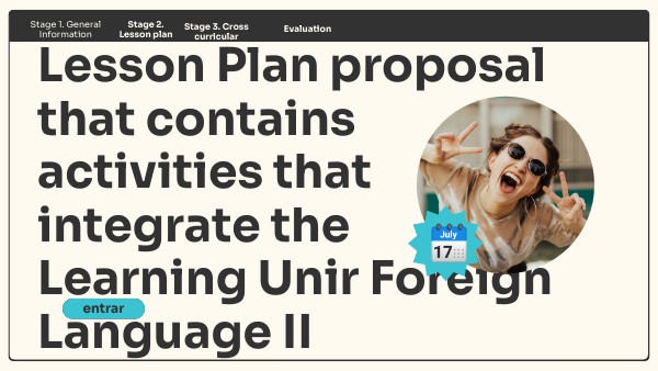 Lesson Plan Criteria