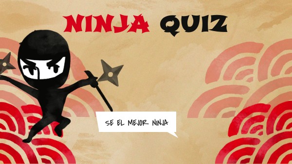 Ninja Quiz | Genially