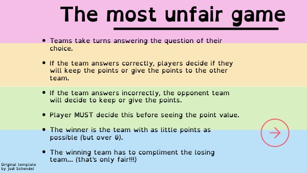 THE MOST UNFAIR GAME