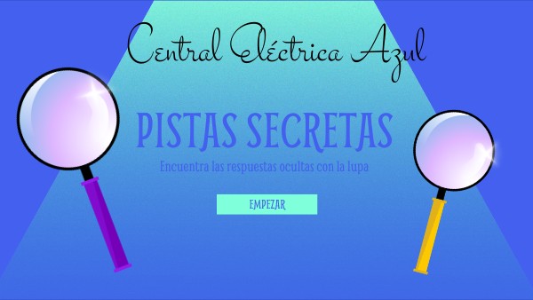 Juego pistas secretas/tarea creativa