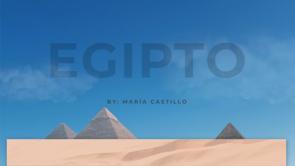PRESENTACIÓN EGIPTO | Genially