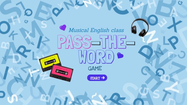 MUSICAL Pass-the-word