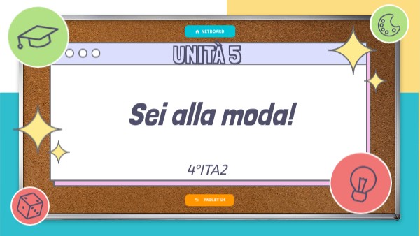 4°ITA2 / U5 - Sei alla moda! [2023/2024] | Genially