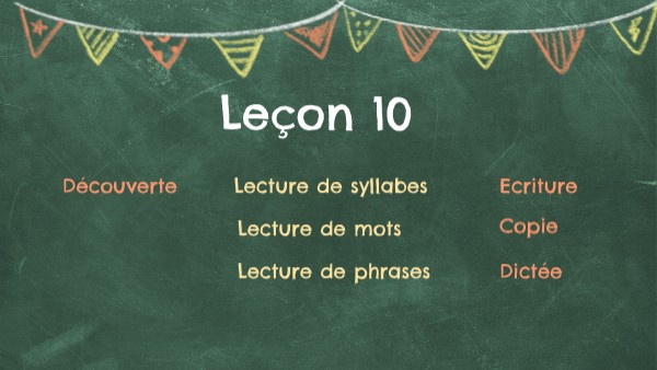 leçon 10 : ch