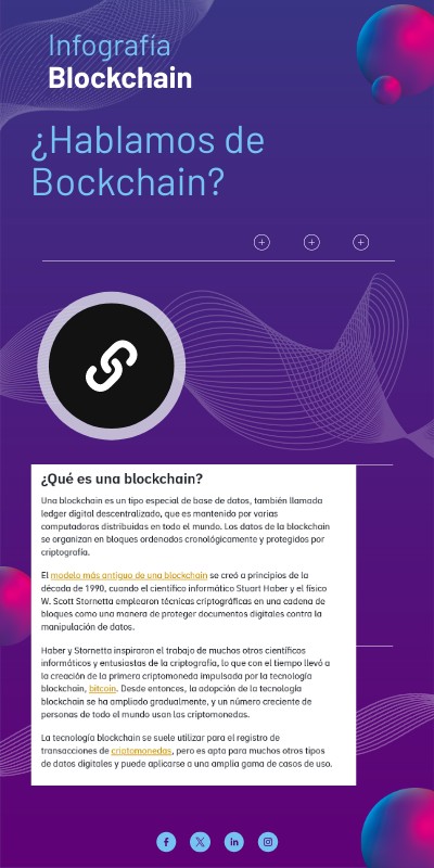Infografia Blockchain