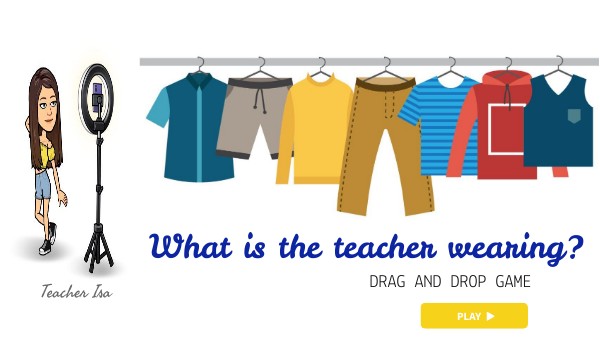 CLOTHES GAME 5 yo | Genially