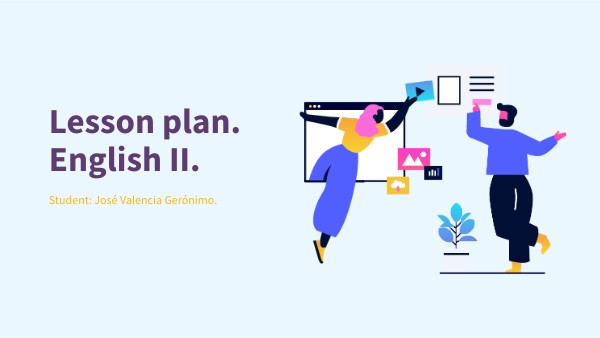 Lesson plan LAE II. | Genially