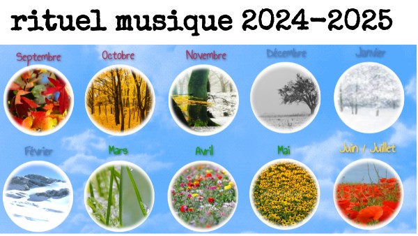 rituel musique 2024 2025 | Genially