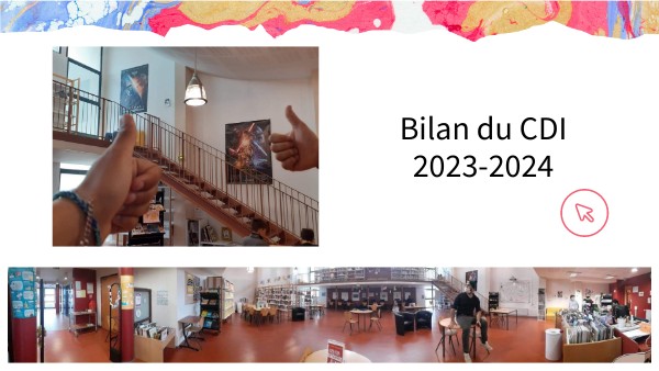 BILAN DU CDI 2023-2024