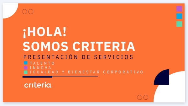 SERVICIOS GENERALES CRITERIA | Genially