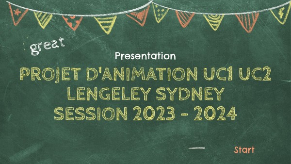 Projet d'animation UC1 - UC2