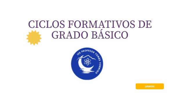 PRESENTACIÓN CFGB CURSO 2023/24