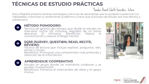 Técnicas de estudio prácticas | Genially