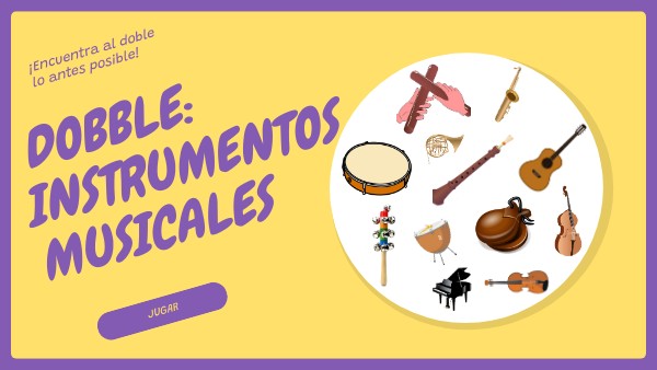 Dobble de los Instrumentos musicales | Genially