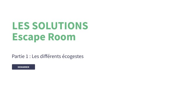 Les solutions | Genially