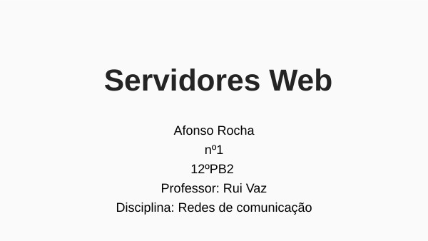 Servidores WEB | Genially