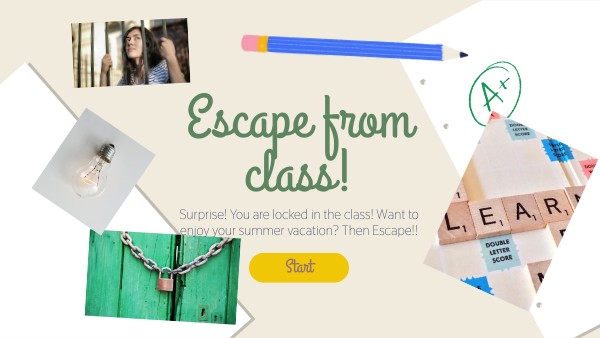 Escape from class! | Genially