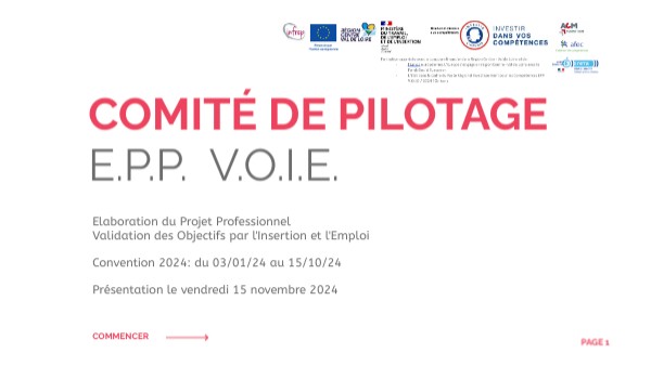 Copil - EPP voie 15 novembre 2024 | Genially