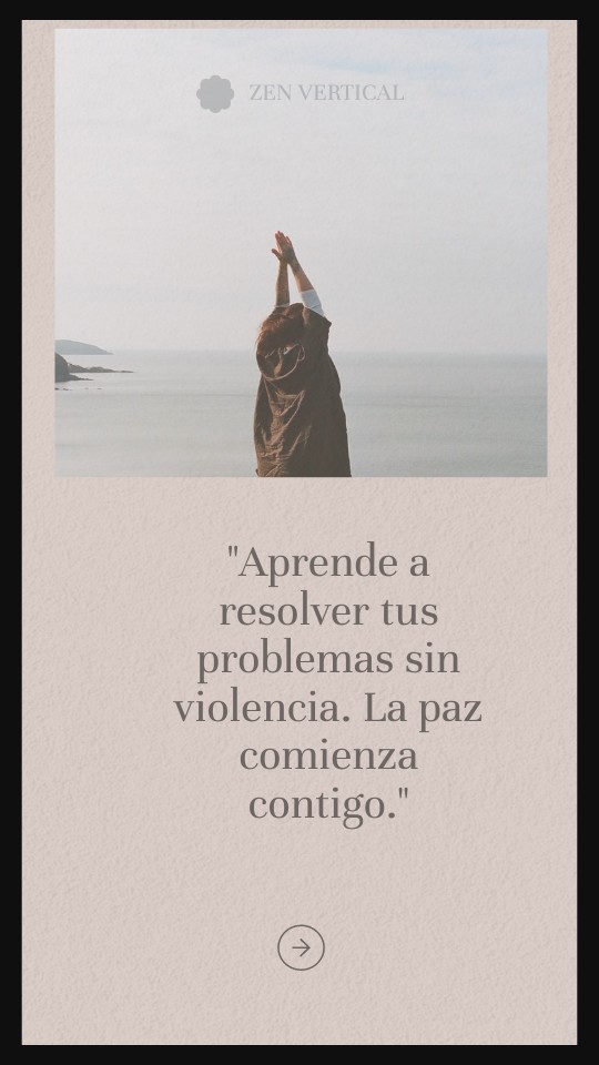 Microsite Zen móvil