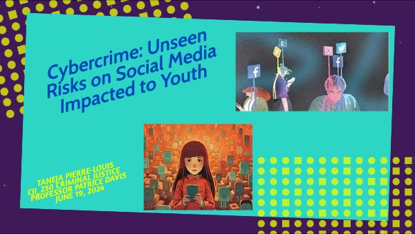 Cybercrime: Unseen Risks on Social Media Impacted to Youth | Genially