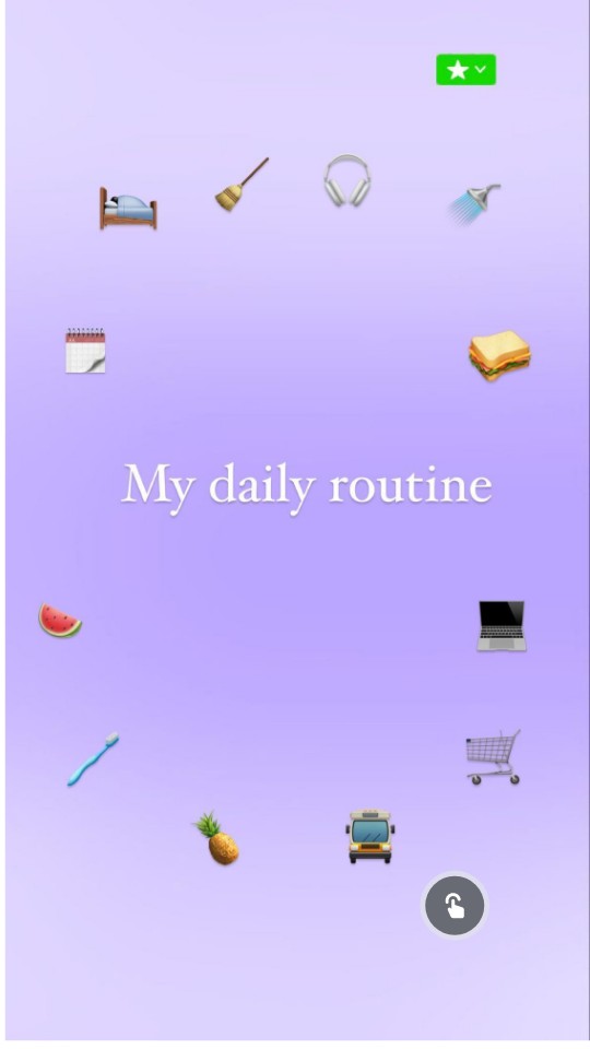 My daily routine móvil