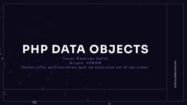 Presentación PDO | Genially