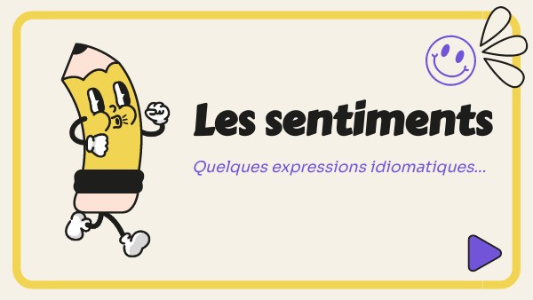 Quiz expressions sentiments