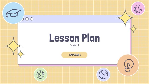 lesson Plan english Ii progression 9 | Genially