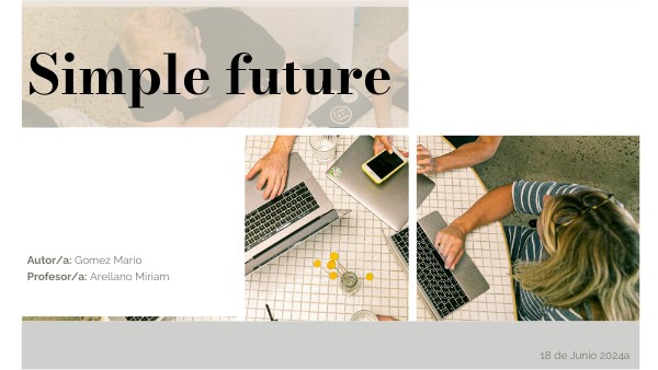 simple future | Genially