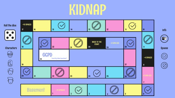 KIDNAP THE BOARD GAME | Genially