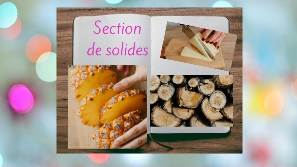 Section de solides-3ème | Genially