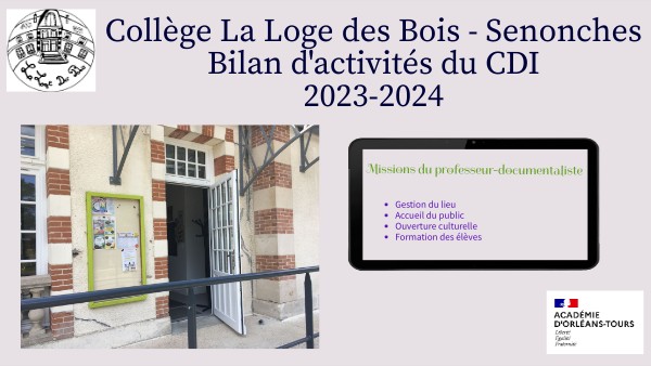 Bilan cdi 2023-24