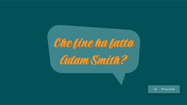 Il mistero di Adam Smith