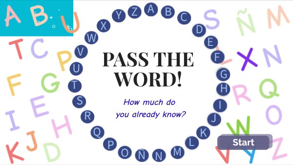 PASS THE WORD | Genially