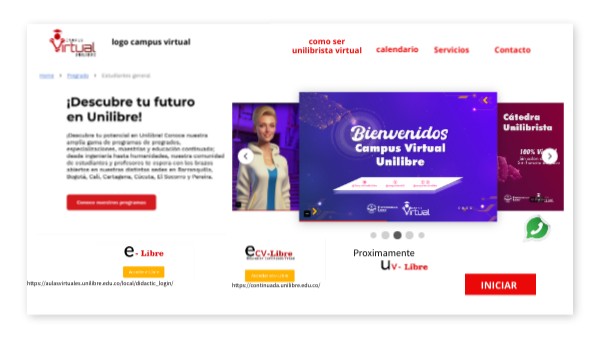 BOSQUEJO PAGINA WEB CAMPUS