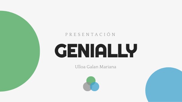 Presentación de Genially