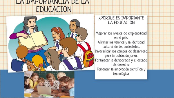 Importancia De La Educación Genially