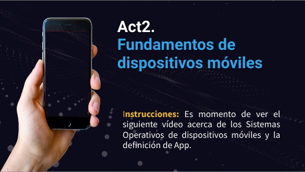 Fundamentos de dispositivos móviles