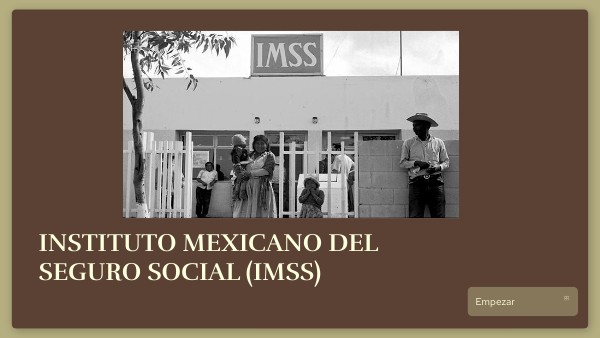 Instituto mexicano de la seguridad social (IMSS) | Genially