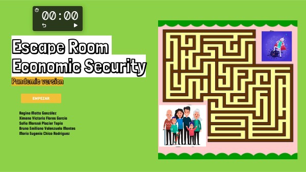 Escape Room Economic Security