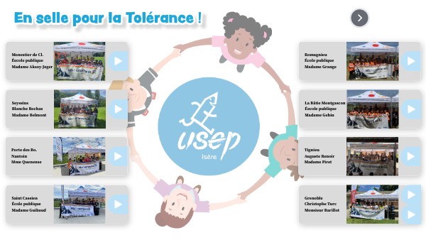 En selle pour la tolérance