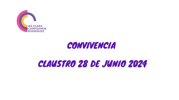 Convivencia claustro 28-06-24