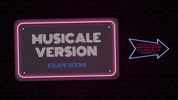 Escape Room Musical