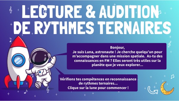 Lecture & Audition rythmes ternaires