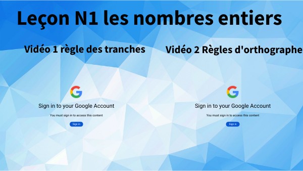 Vidéo N1 | Genially